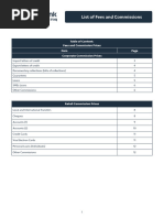 SBM Bank Tariff Guide | PDF | Banks | Cheque