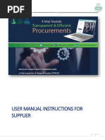 SPSE ICB User Guide For Vendor | PDF | Request For Proposal | Password