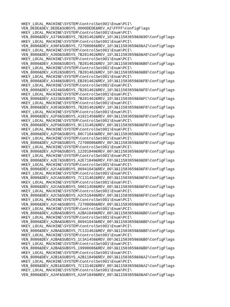 PCI Device Configuration Registry Keys | PDF | Chess Theory | Chess