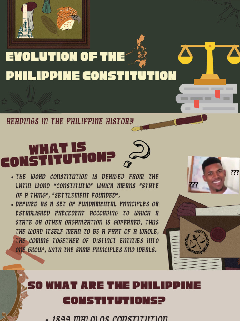 Philippine Constitution Evolution Overview | PDF | Constitution ...
