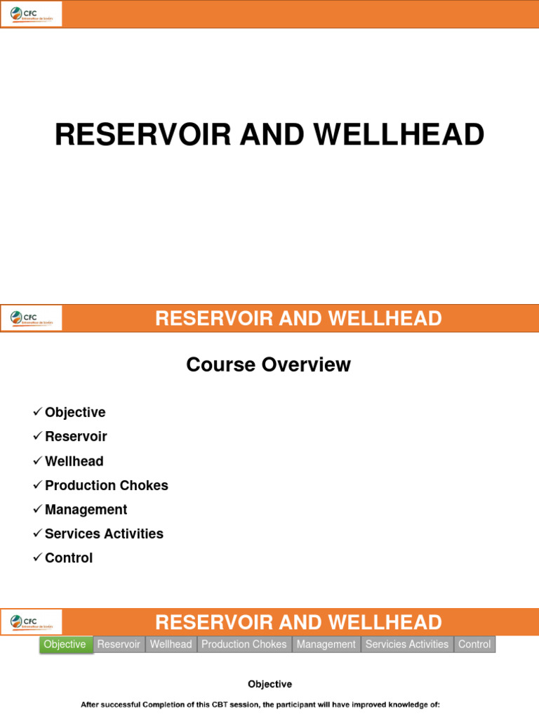 Reservoir and Wellhead | PDF | Gas Technologies | Oils