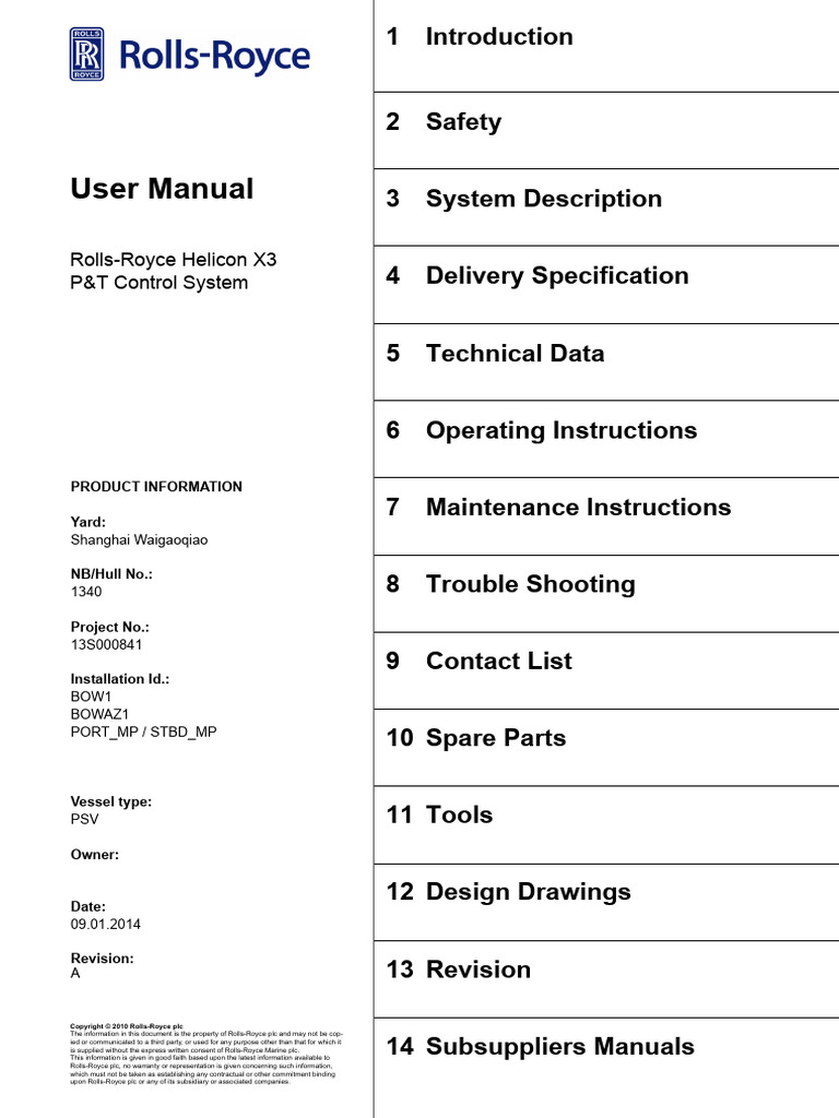 User Manual | PDF | Feedback | Specification (Technical Standard)