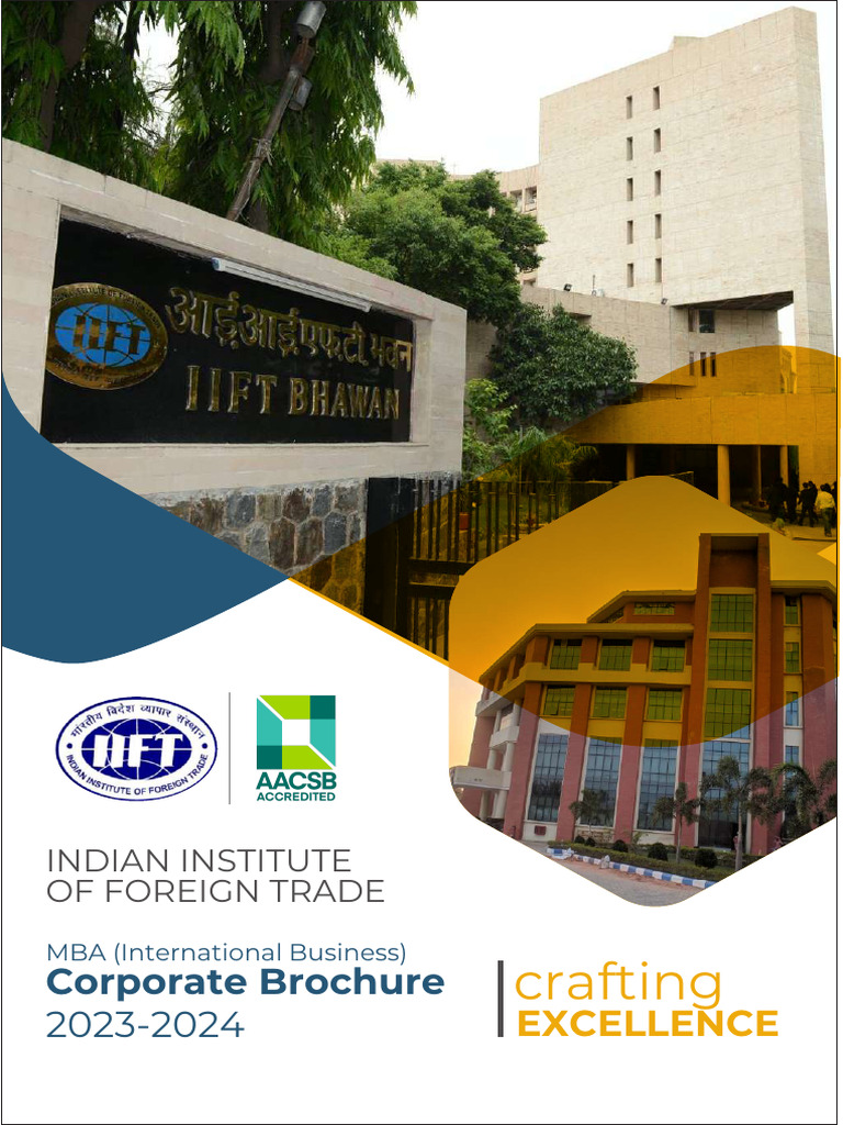 IIFT Corporate Brochure 2023 | PDF | Marketing | Business
