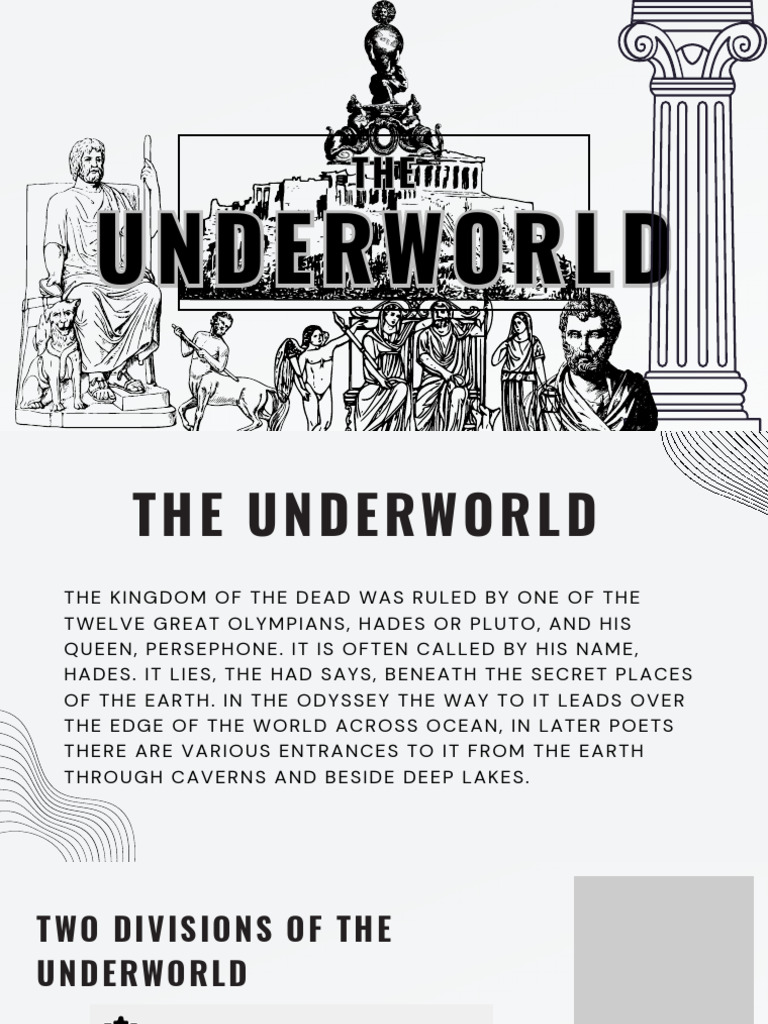 THE UNDERWORLD-Alfaro | PDF | Hades | Greek Underworld
