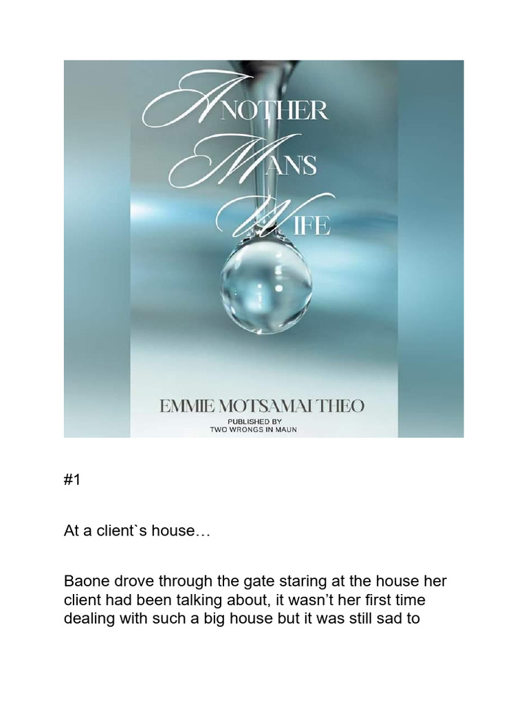 Another Man's Wife | PDF