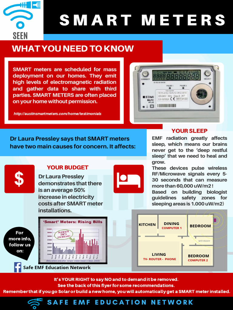 Smart Meter Flyer FINAL | PDF | Electromagnetic Field | Computer ...