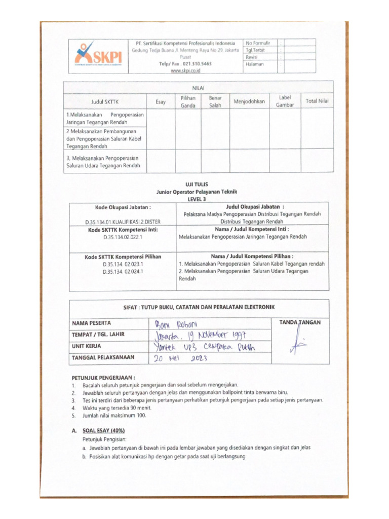 SKPI | PDF