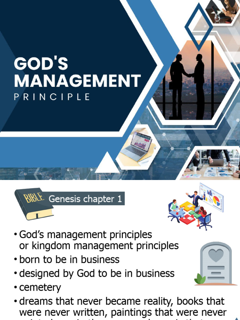 God's Management Principles for Business | PDF | Adam | Glory (Religion)