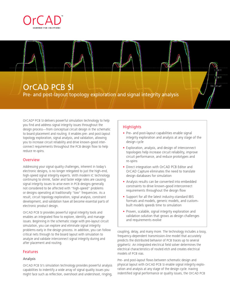 Orcad PCB Si | PDF