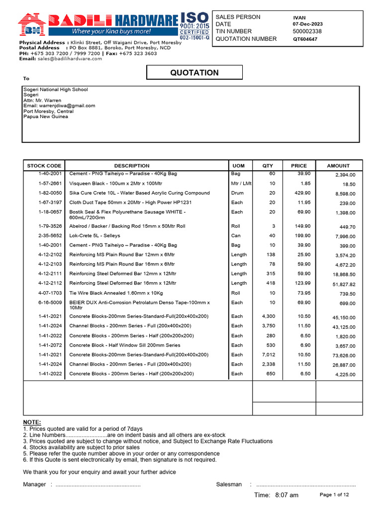 Badili Hardware 1.0 December 2023 | PDF | Drywall | Grinding (Abrasive ...