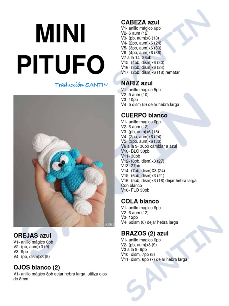 Mini Pitufo: Traducción SANTIN | PDF