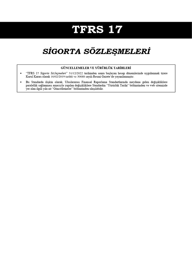 TFRS 17 | PDF