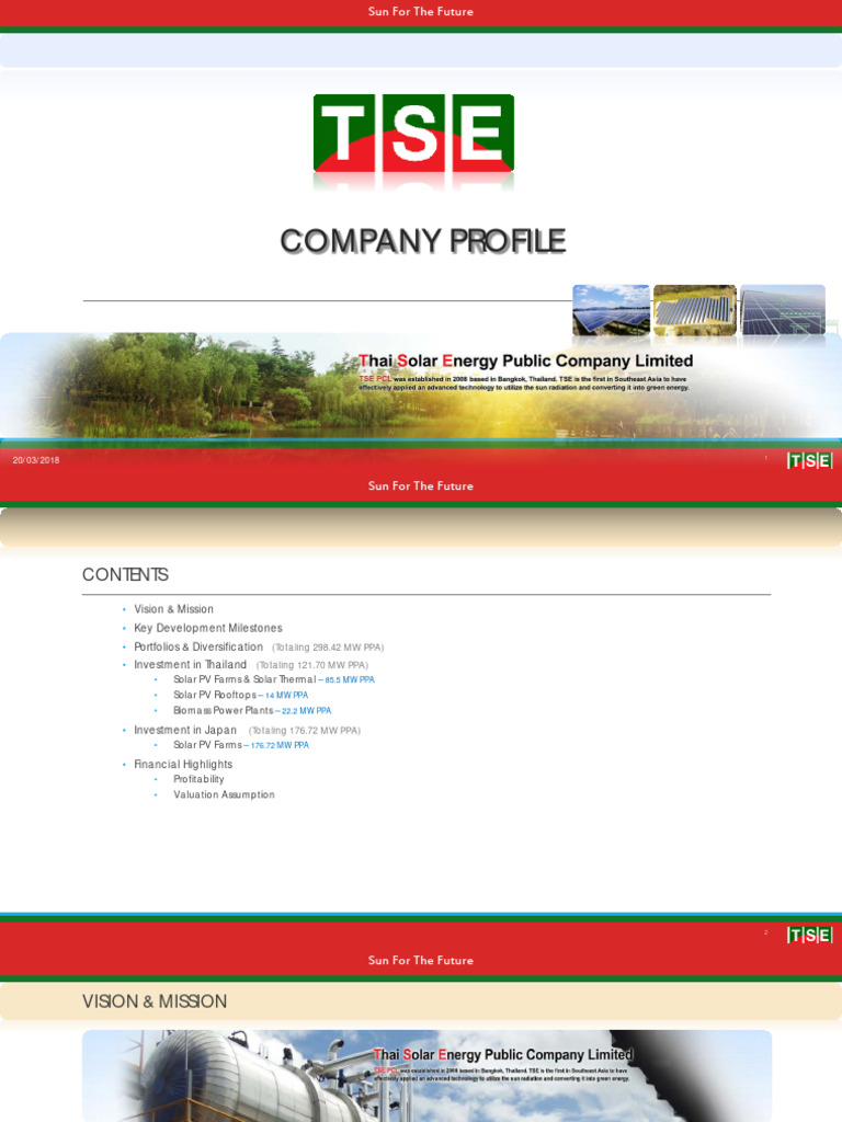 Thai Solar Energy Profile | PDF | Renewable Energy | Solar Power