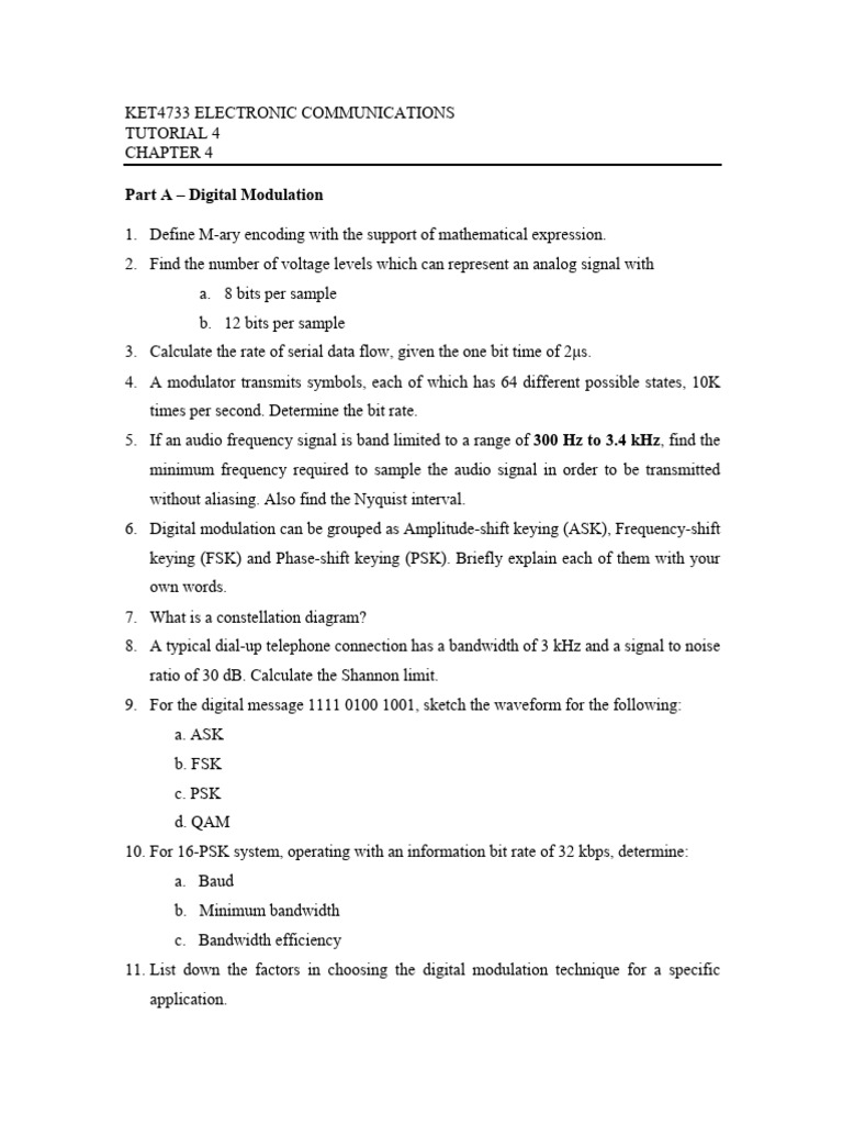 Tutorial Chapter 4 | PDF