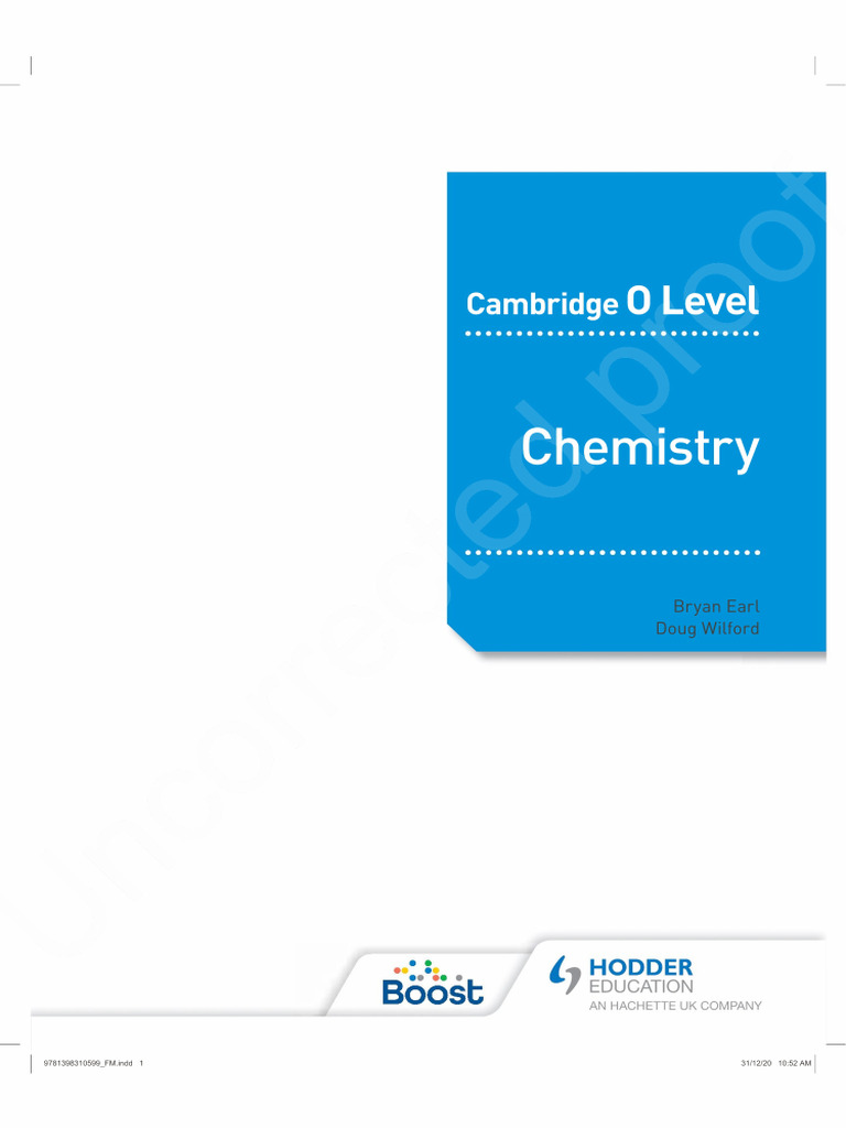 Bryan Wilford - Cambridge O Level Chemistry-Hodder Education (2021) (Z ...