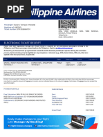 Cebu Pacific Flight Itinerary Sample | PDF | Aviation | Business