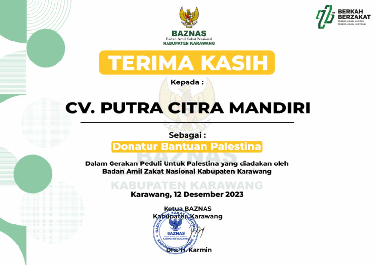 CV Putra Citra Mandiri | PDF