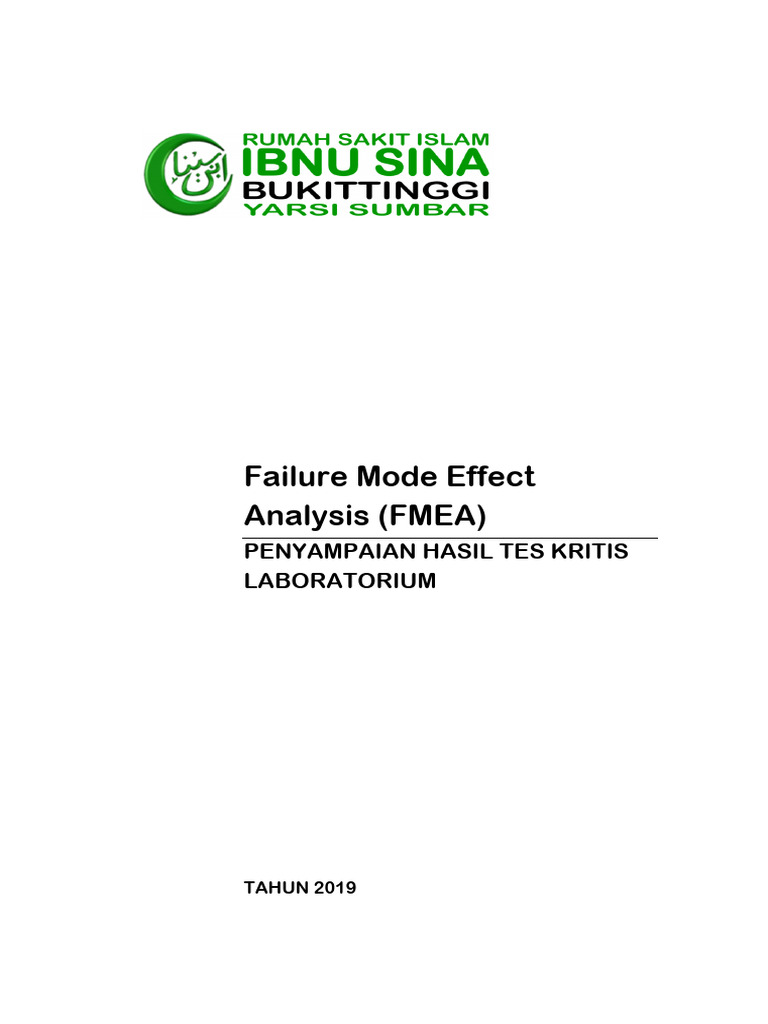 EP 4 FMEA - 2019. Bukittinggi | PDF