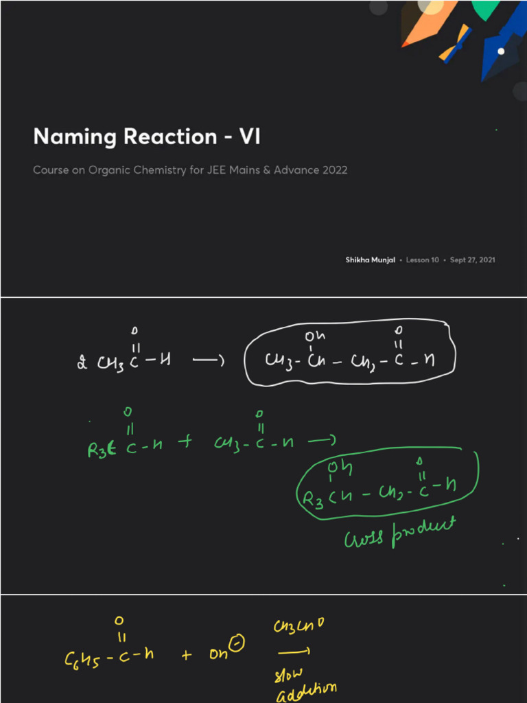 Naming Reaction VI With Anno | PDF