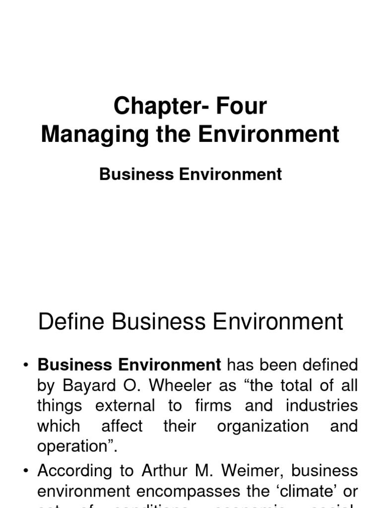 Chapter Four | PDF | Business | Economies