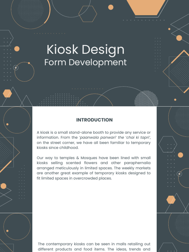 Kiosk Form Development | PDF