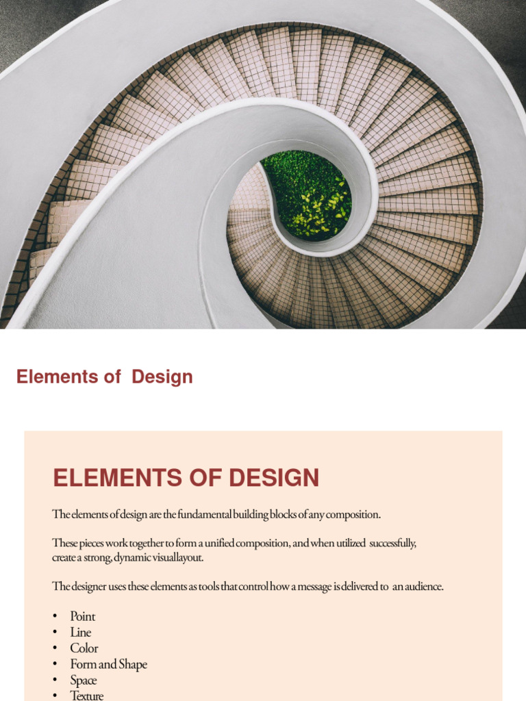 Elements & Principles of Design | PDF