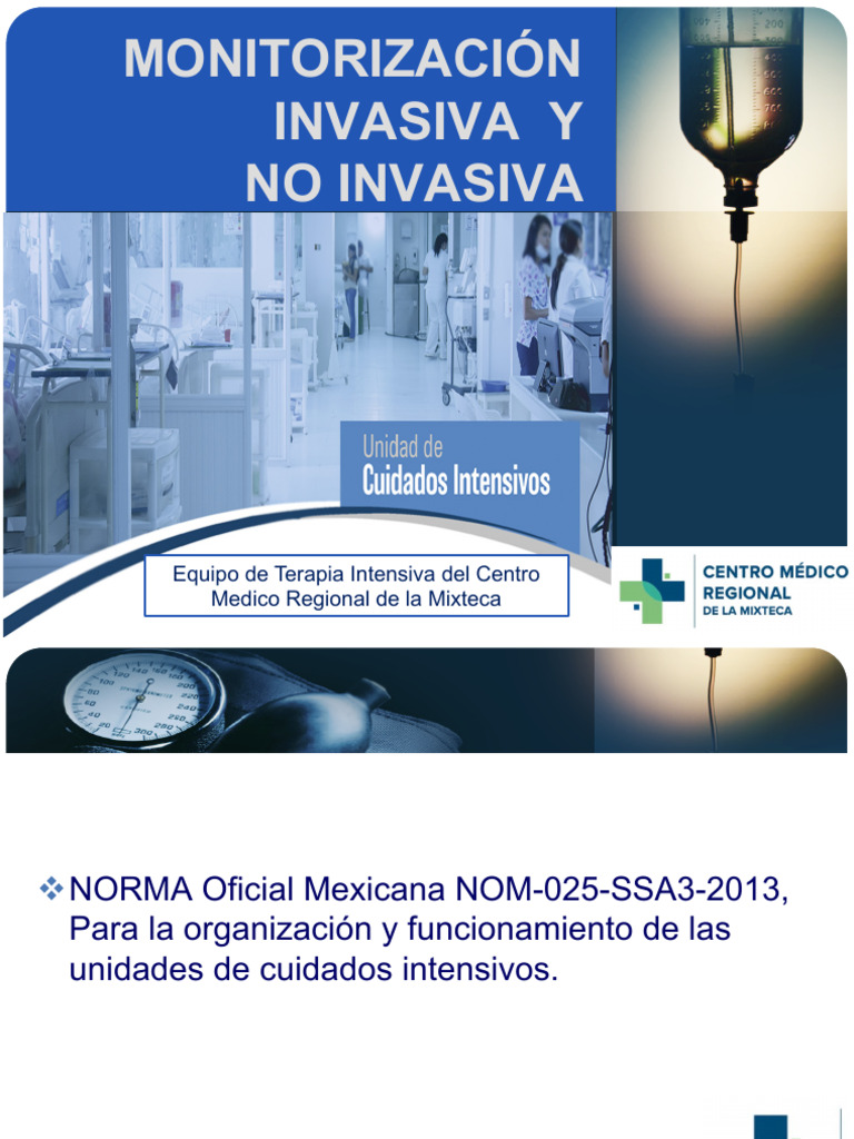 Monitorizacion Invasiva y No Invasiva | Descargar gratis PDF | Medicina ...