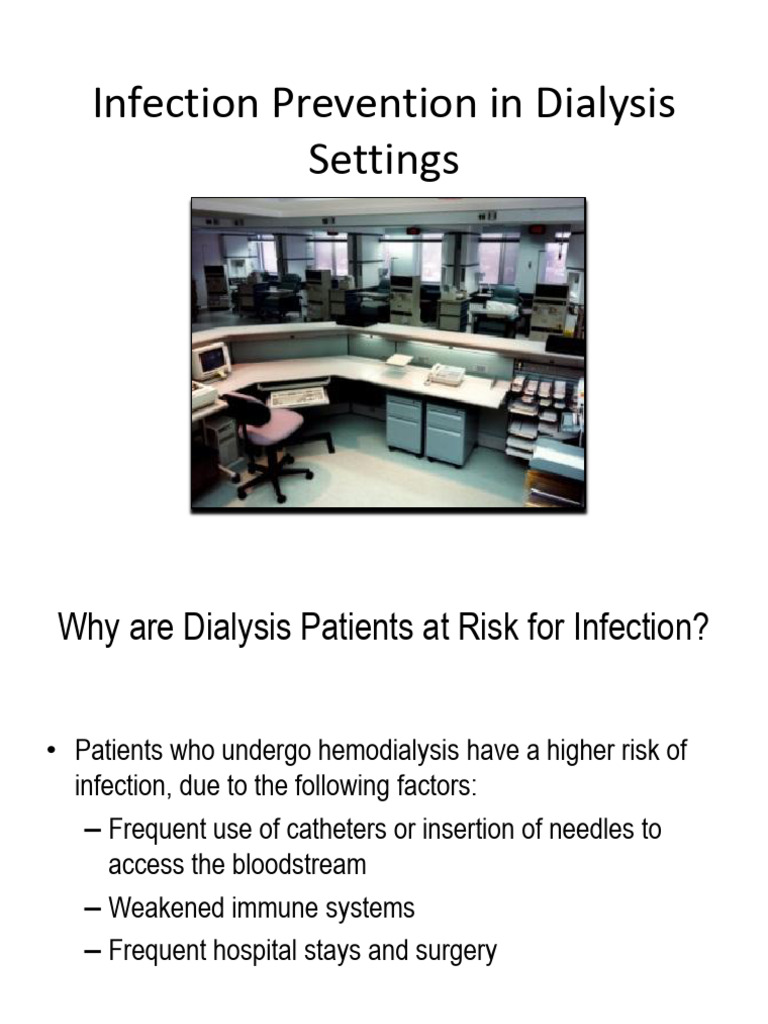 Infection Prevention Dialysis Settings SHSB | PDF | Hemodialysis ...