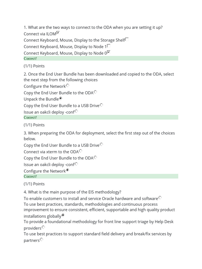 ODA X10 Setup and EIS Methodology Guide | PDF | Oracle Corporation ...