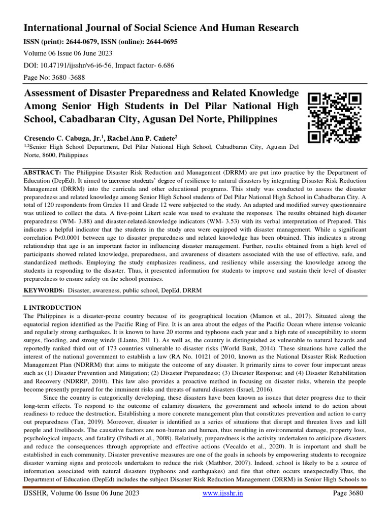 International Journal of Social Science and Human Research | PDF ...