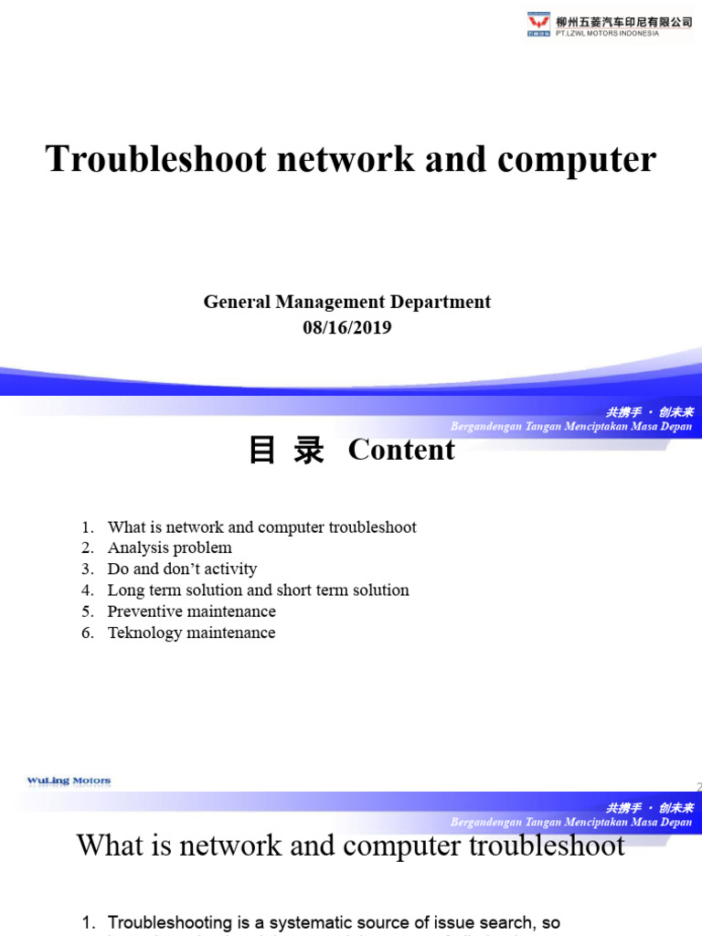 Troubleshoot Network and Computer | PDF | Computer Virus | Troubleshooting
