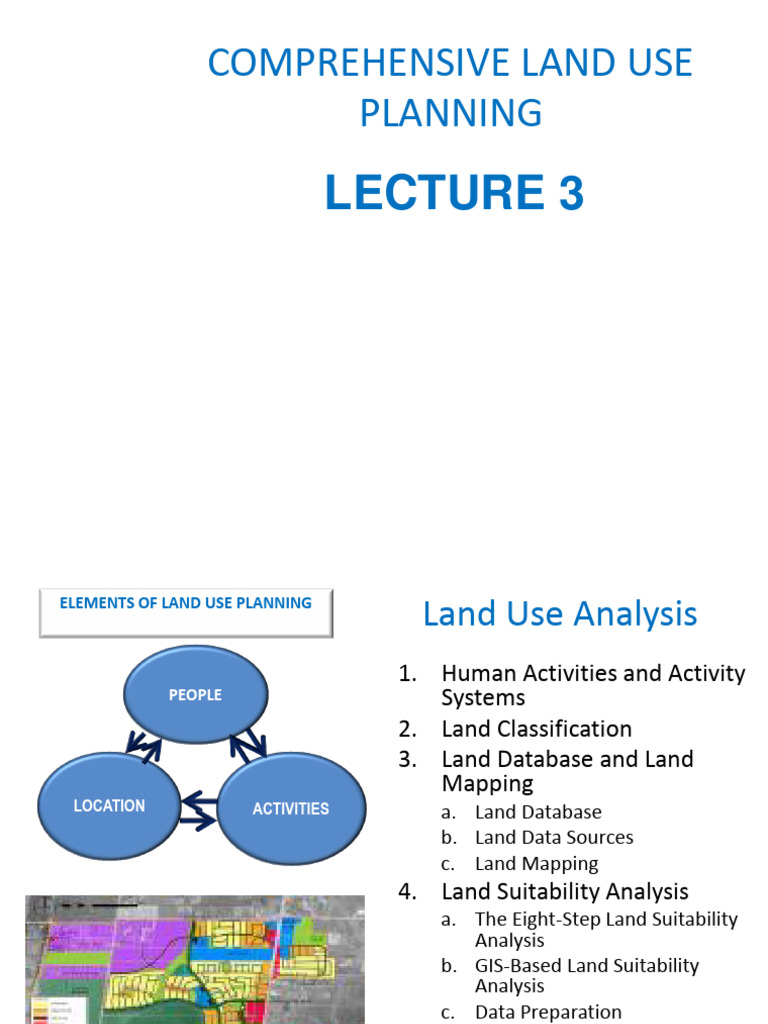 Comprehensive Land Use Planning Overview | PDF | Forests | Ecology