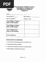 PSLE SCIENCE Answer (2018-2020) - MCQ | PDF