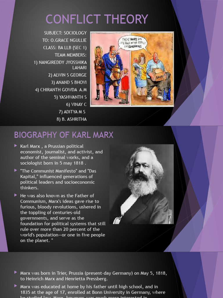 Conflict Theory-1 | PDF | Karl Marx | Classical Economics