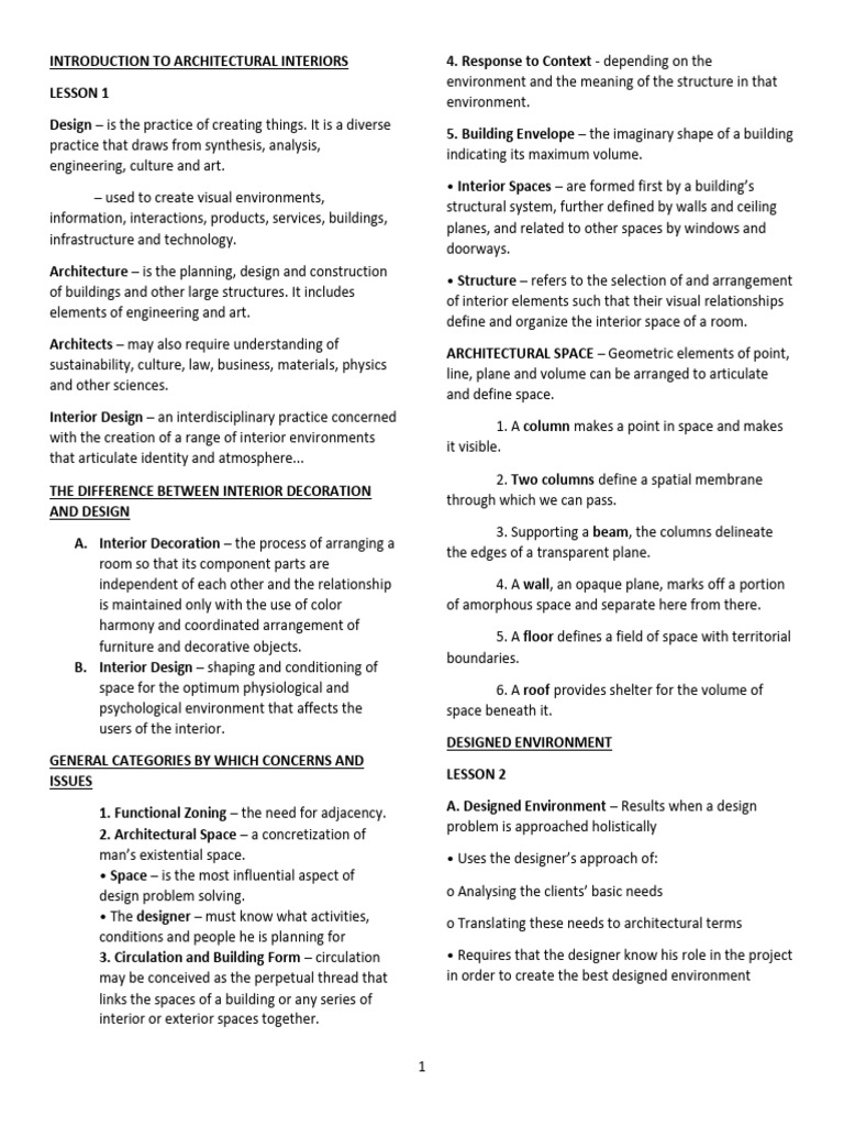 Reviewer Interior | PDF | Space | Design