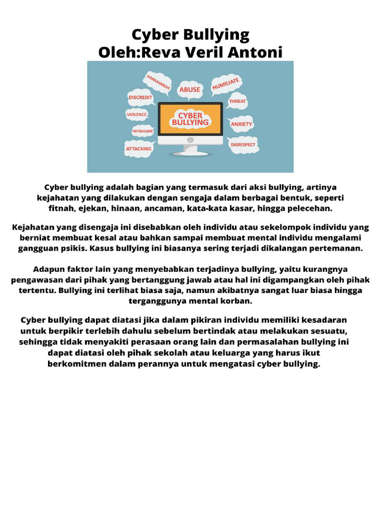 Cyber Bullying | PDF