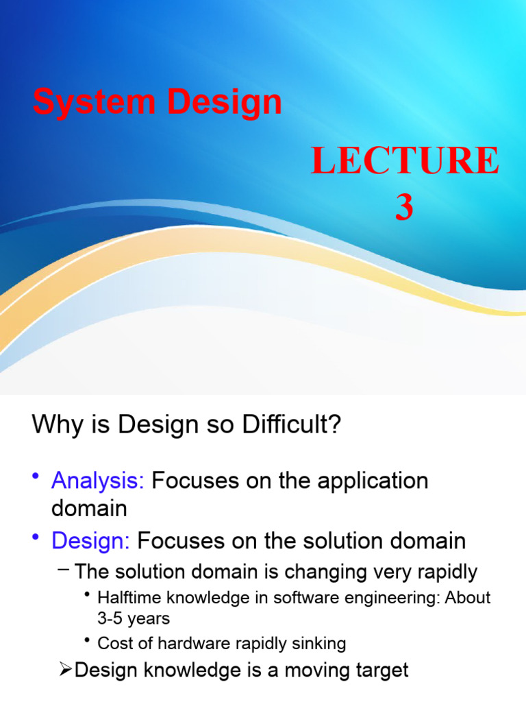Lec3-Systems Design-Ok - Midterm | PDF | Server (Computing) | Databases