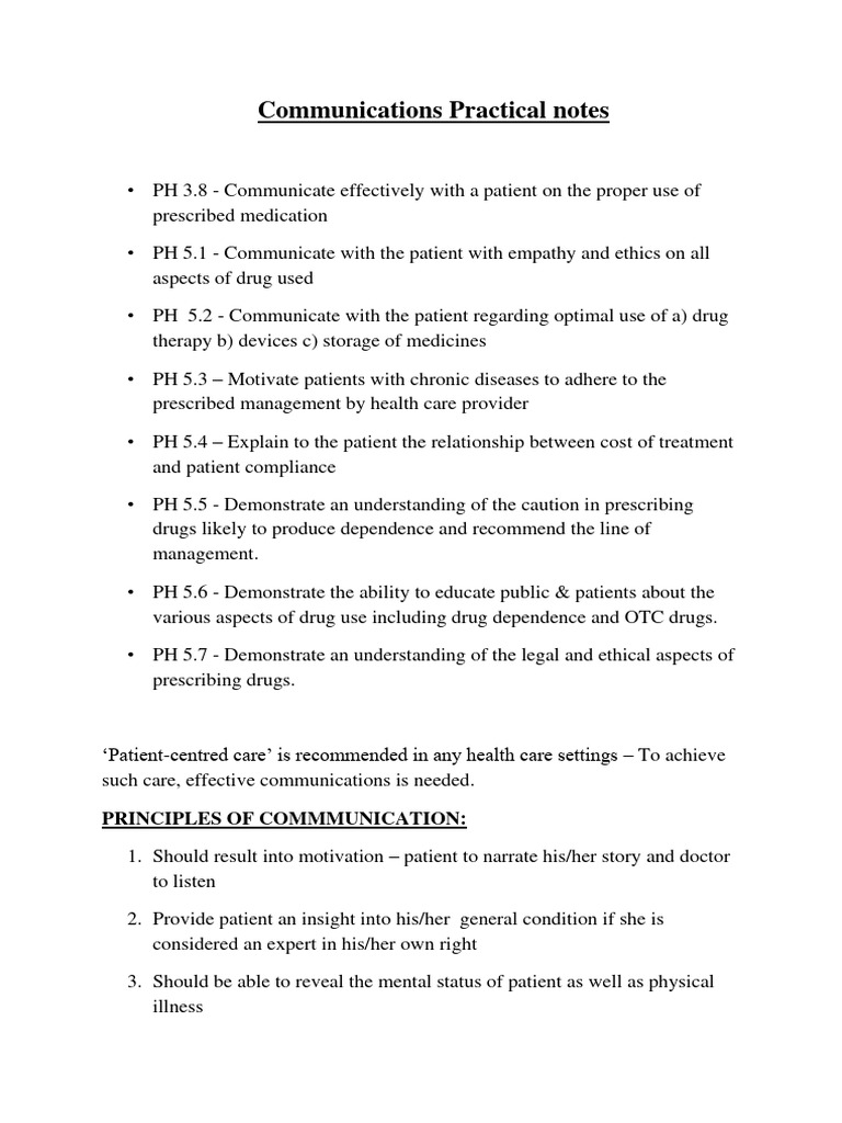 Communication Record PDF | PDF | Substance Dependence | Pharmacy