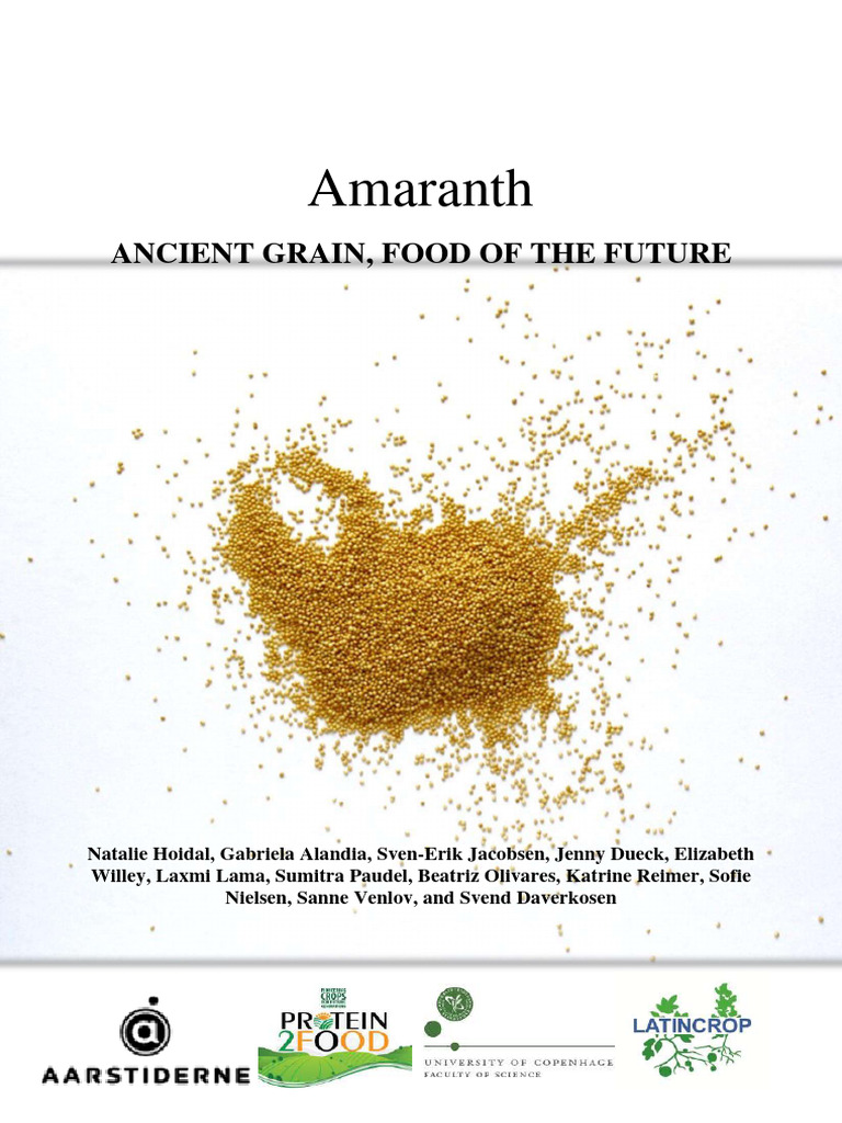 Amaranth Cookbook Protein2food Introduction | PDF | Foods | Flour