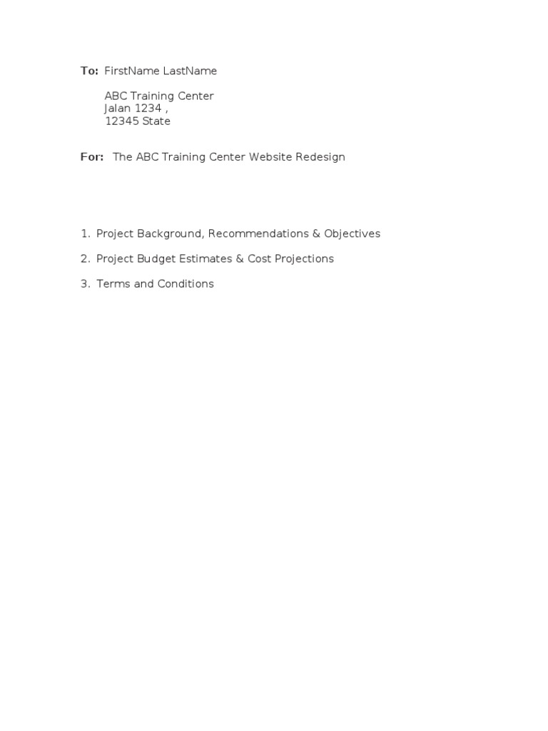 Sample Web Redesign Proposal | PDF | Search Engine Optimization | World ...