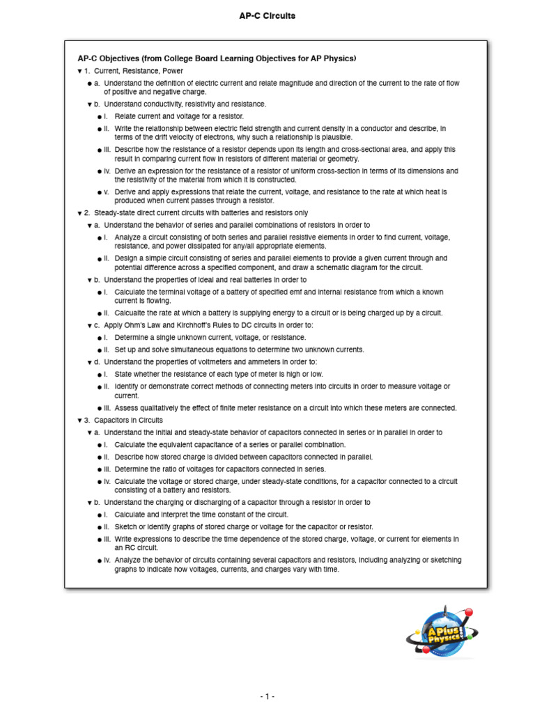 APC Circuits | PDF | Series And Parallel Circuits | Voltage