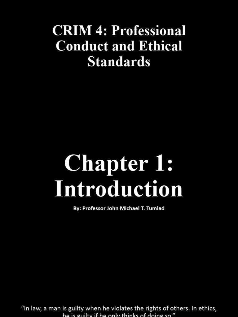 Chapter 1 Introduction | PDF | Police | Police Officer