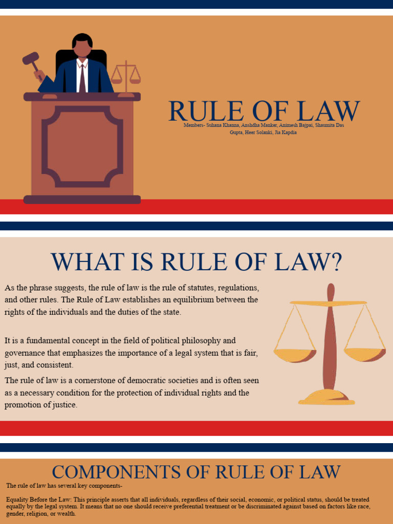 What Is RULE OF LAW | PDF | Law