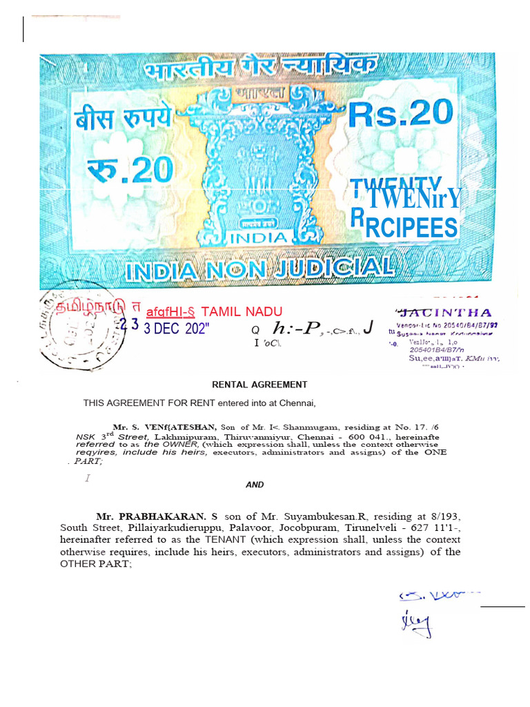 Rental Agreement 2022-2023 | PDF