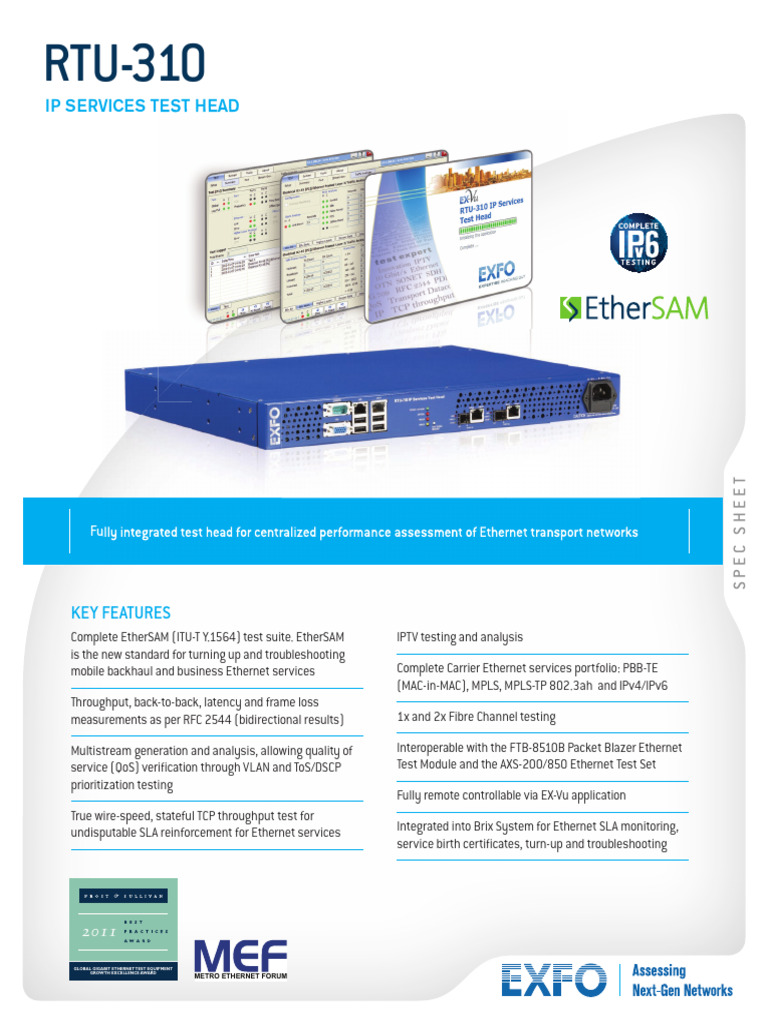 Rtu 310 | Download Free PDF | Computer Network | Quality Of Service