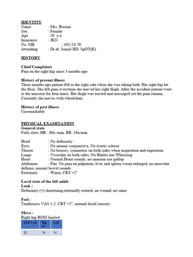 Trauma - Intertrochanteric Fracture - Rustini | PDF | Physiology ...
