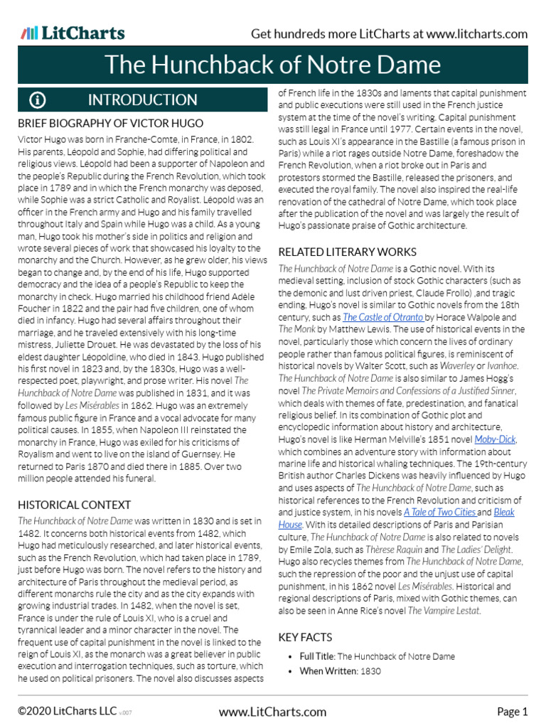 The Hunchback of Notre Dame | PDF | Claude Frollo | Esméralda (The Hunchback Of Notre Dame)