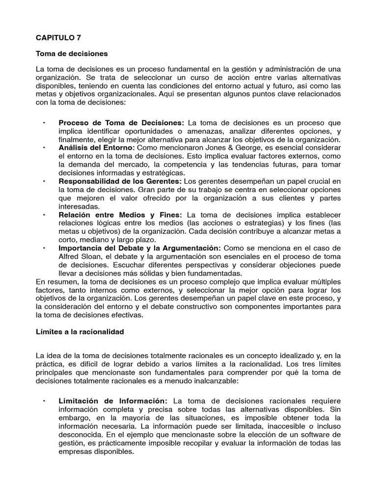 Unidad 7:cap. 7y9 | PDF