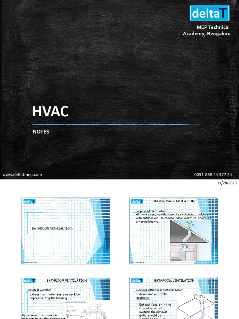Deltat - Hvac Notes 41 | PDF | Domestic Implements | Building