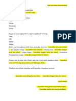 Contoh Template Surat Paklaring | PDF